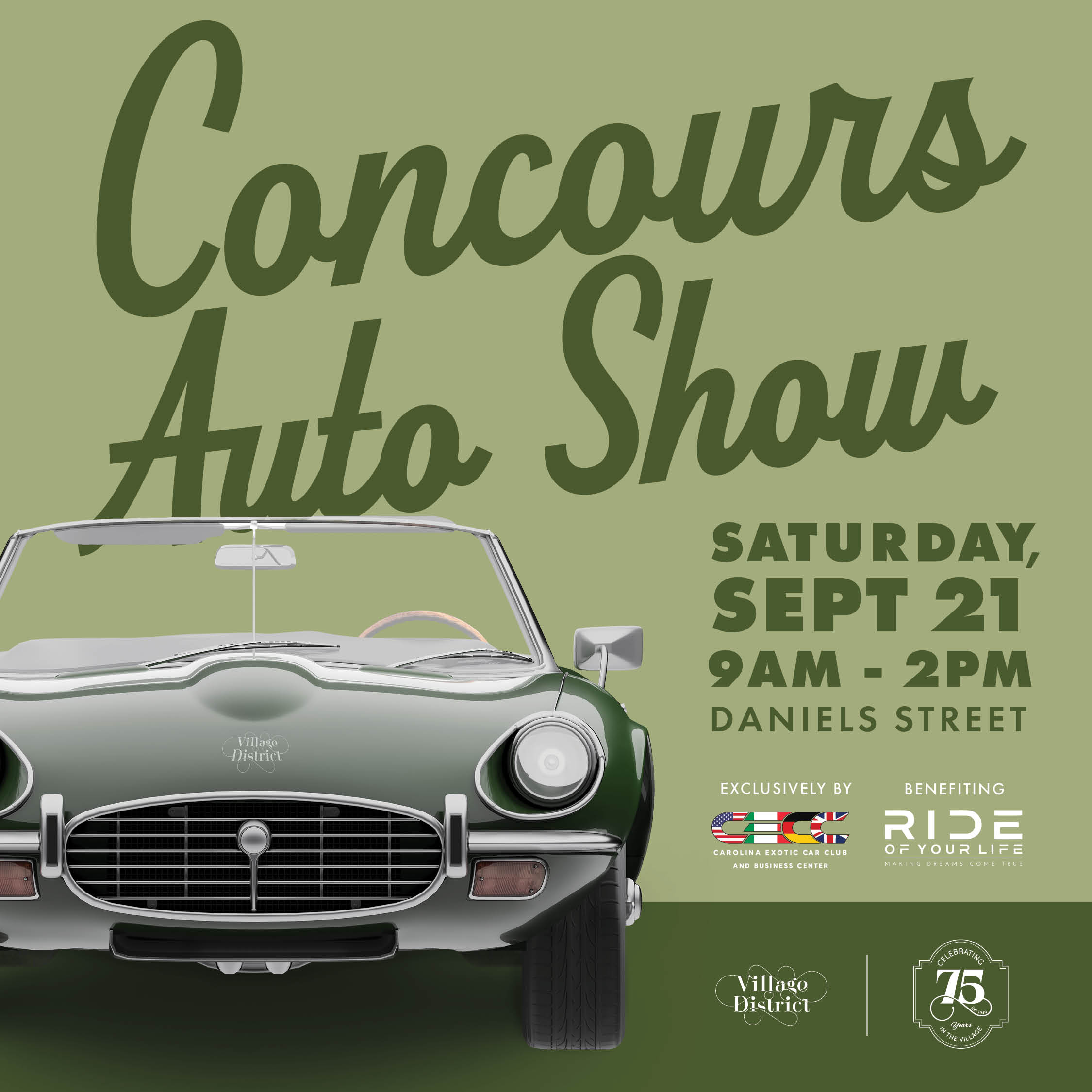 Village District Concours Auto Show - Village District